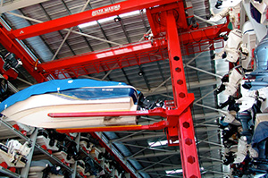 Dry Boat Stacking or dry boat storage solution from Capria